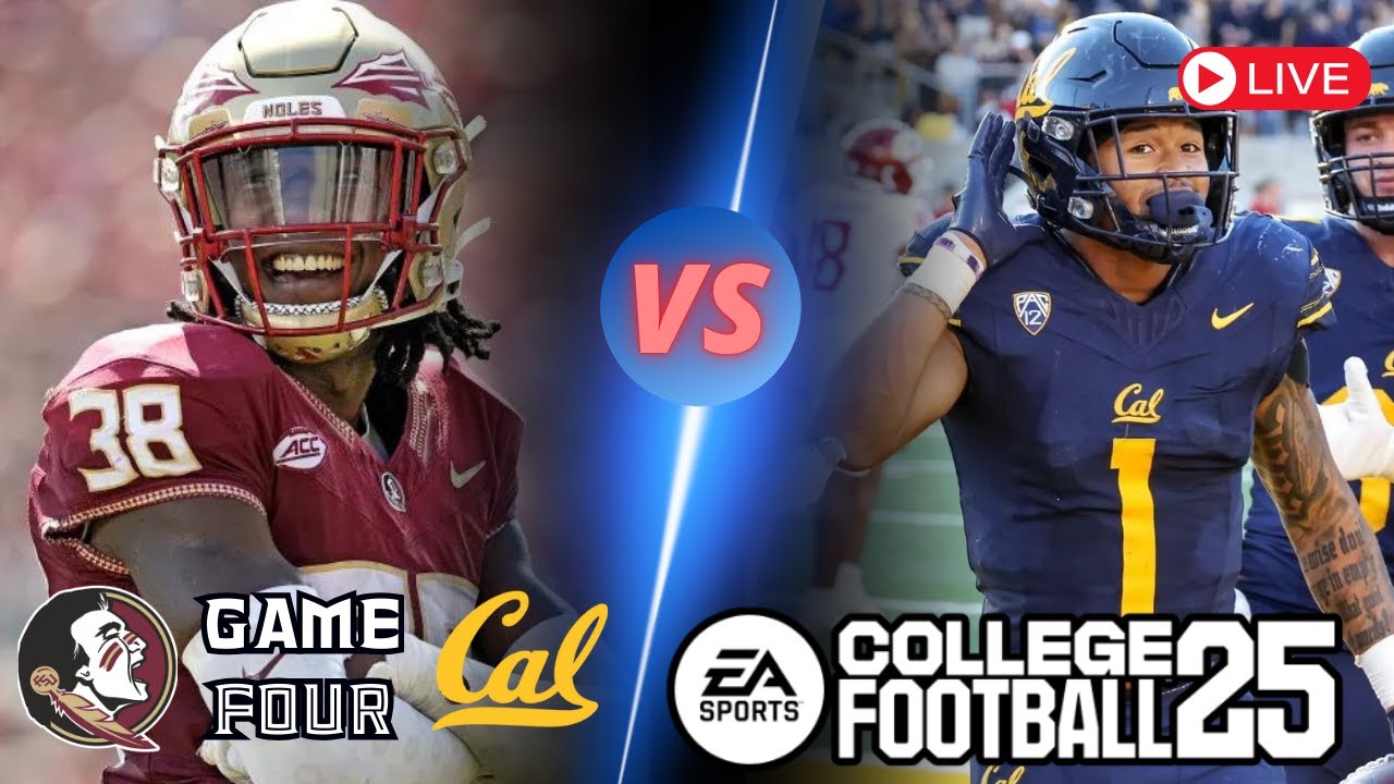 🎮 FSU vs Cal: Game 4, 2024 Season | EA CFB '25 | Seminoles | 3-0 Record ...