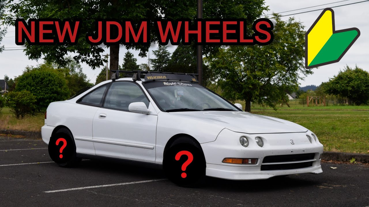 New Wheels For The Integra 🔰 - YouTube