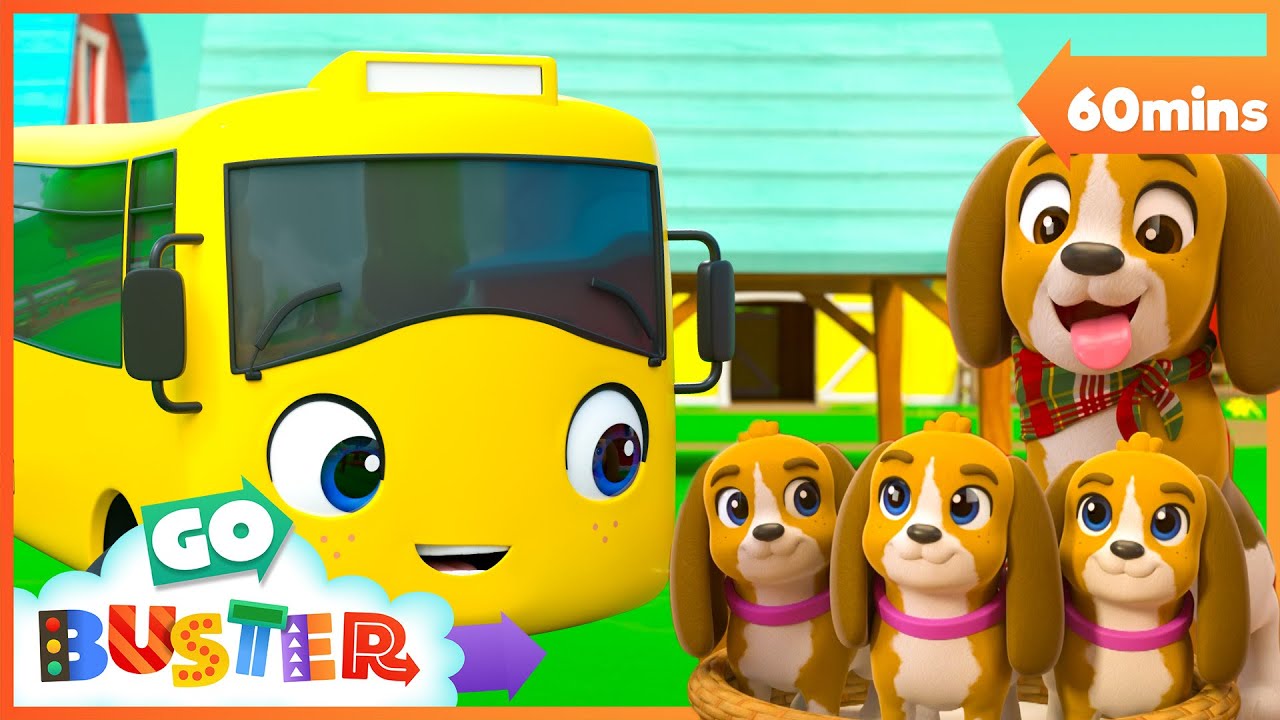 Buster Rescues Puppies | Kids Road Trip! | Kids Songs and Stories - YouTube
