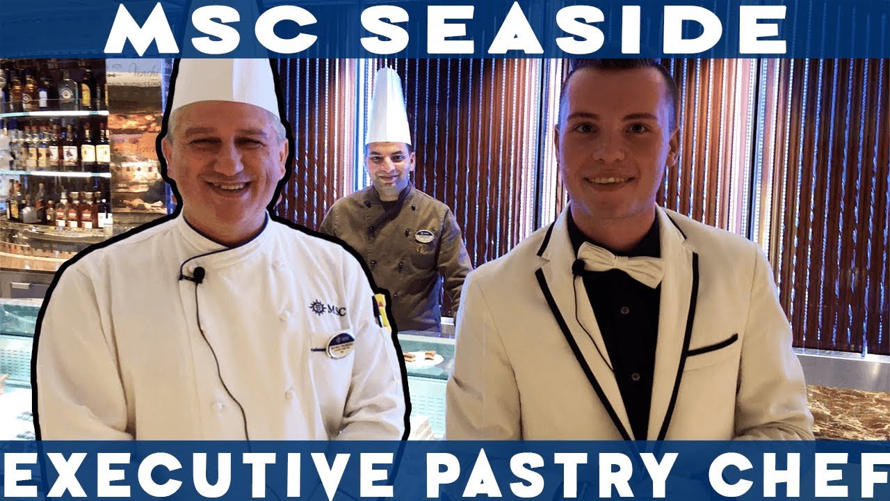My Interview with the PASTRY CHEF of the MSC SEASIDE 2019! - YouTube