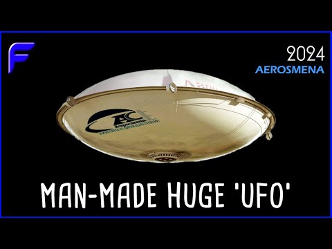 UFO-like Russian Cargo AIRSHIP | 600 Ton Capacity | Aerosmena 2024 ...
