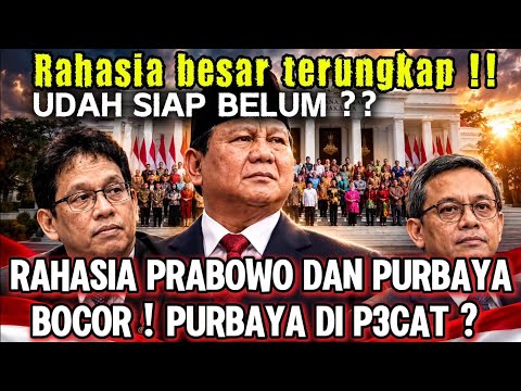 PURBAYA DI COPOT | MISI BESAR PRABOWO TERBONGKAR | ADA APA SEBENARNYA ❓