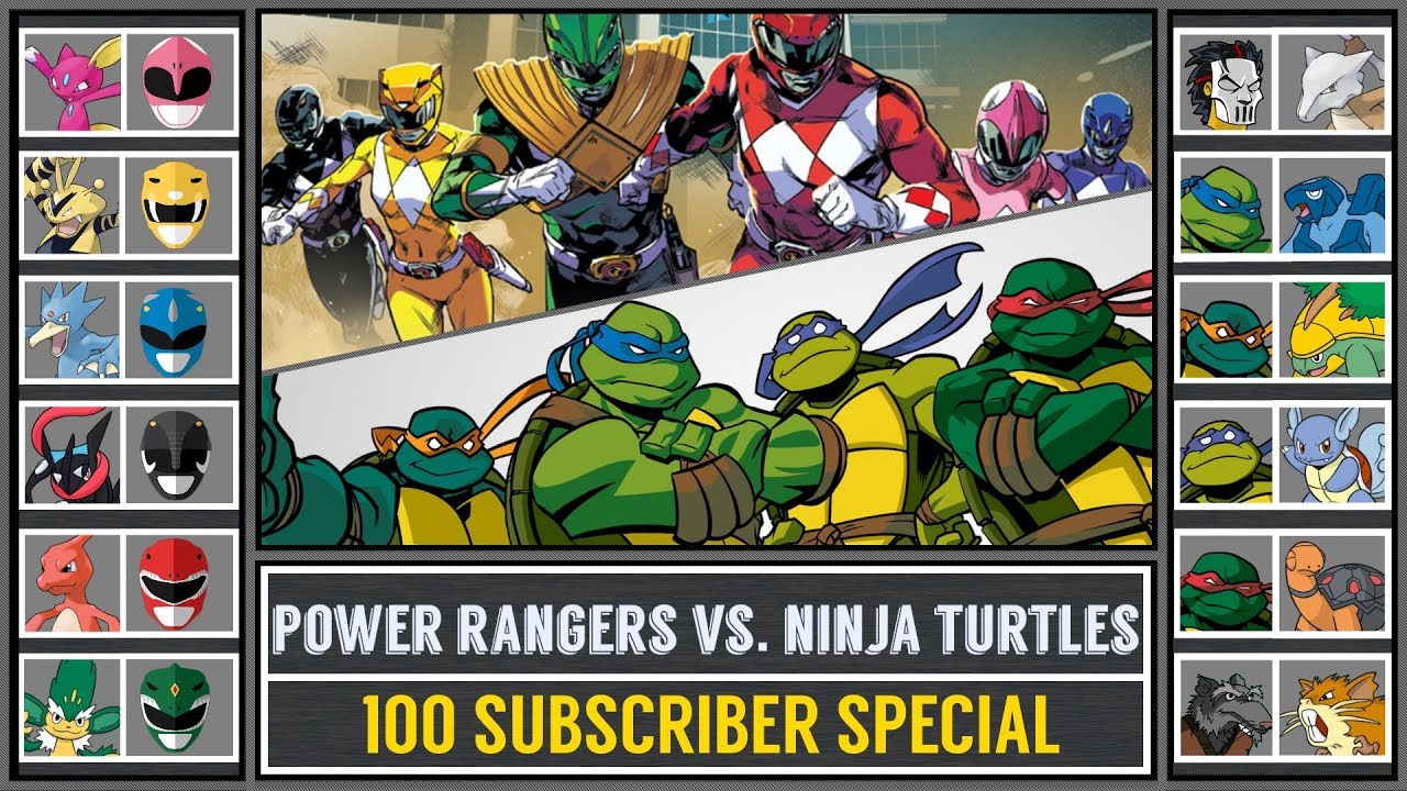 Power Rangers vs. Ninja Turtles (Pokémon Sun/Moon) - 100 Subscriber ...