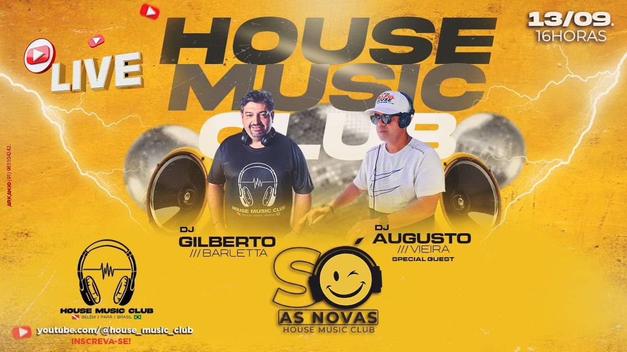 LIVE HMC 2025 | "SÓ AS NOVAS" (4ª EDIÇÃO) | DJS GILBERTO BARLETTA ...
