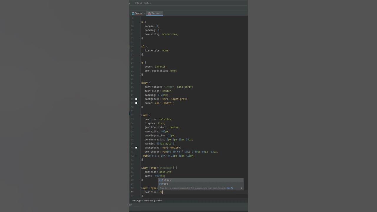 Menu Html Css Shrots Youtube