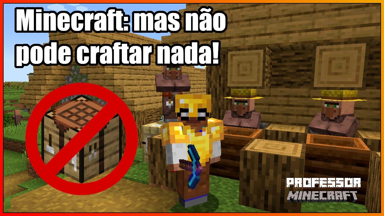 Minecraft: Mas é proibido craftar! NoCraft #01 - YouTube