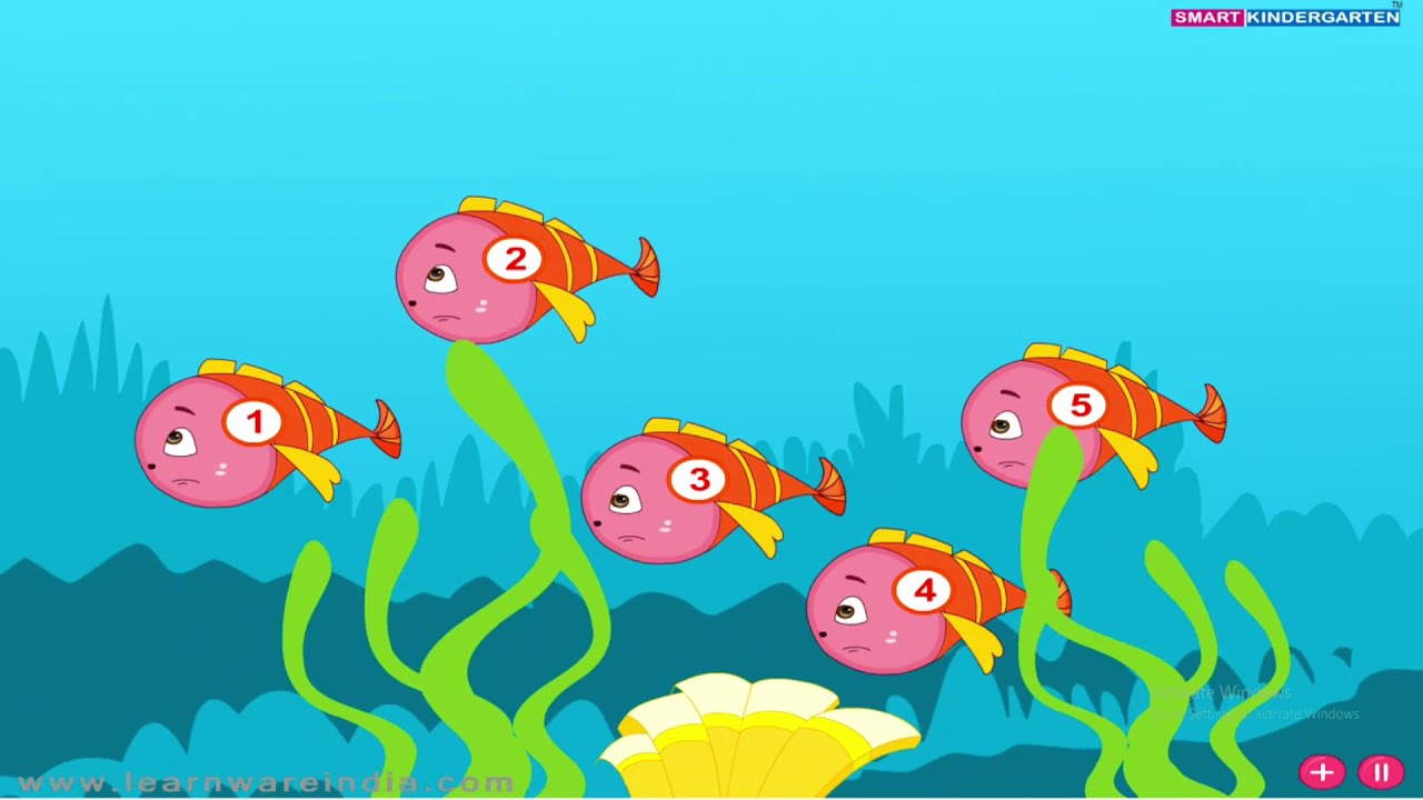 Nursery Rhymes - Five Little Fish - YouTube