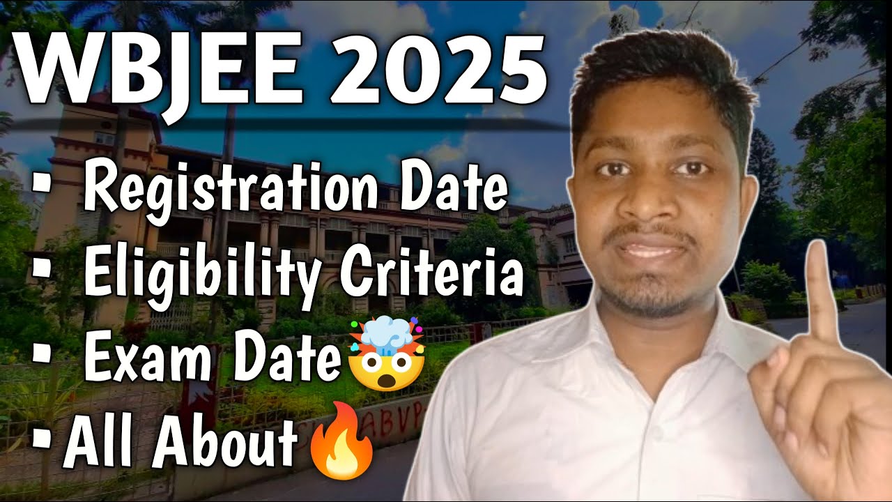 WBJEE 2025🔥 Registration Date😱 Eligibility Criteria Wbjee 2025 || Exam ...