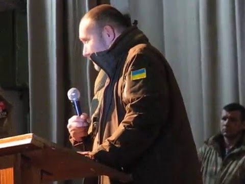 Дмитрий Ярош в Краматорске III