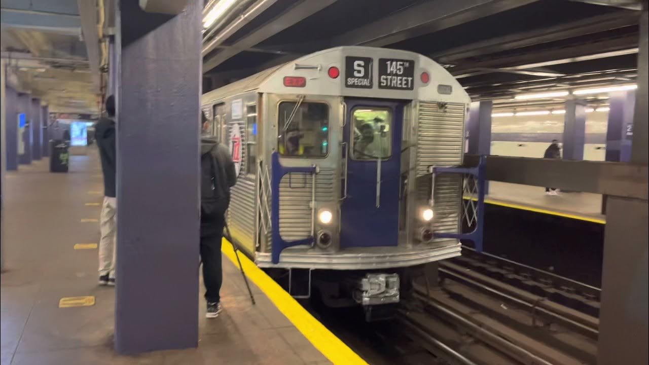 MTA NYC Subway HD 60fps: 145th Street Bound R32 D Train Leaving 2nd Avenue - YouTube