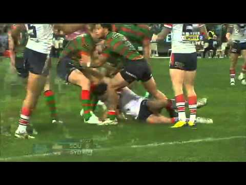NRL 2011 Round 19 Highlights: Rabbitohs V Roosters - YouTube