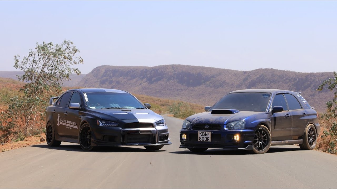 lancer Ralliart Vs Subaru WRX STI.. - YouTube