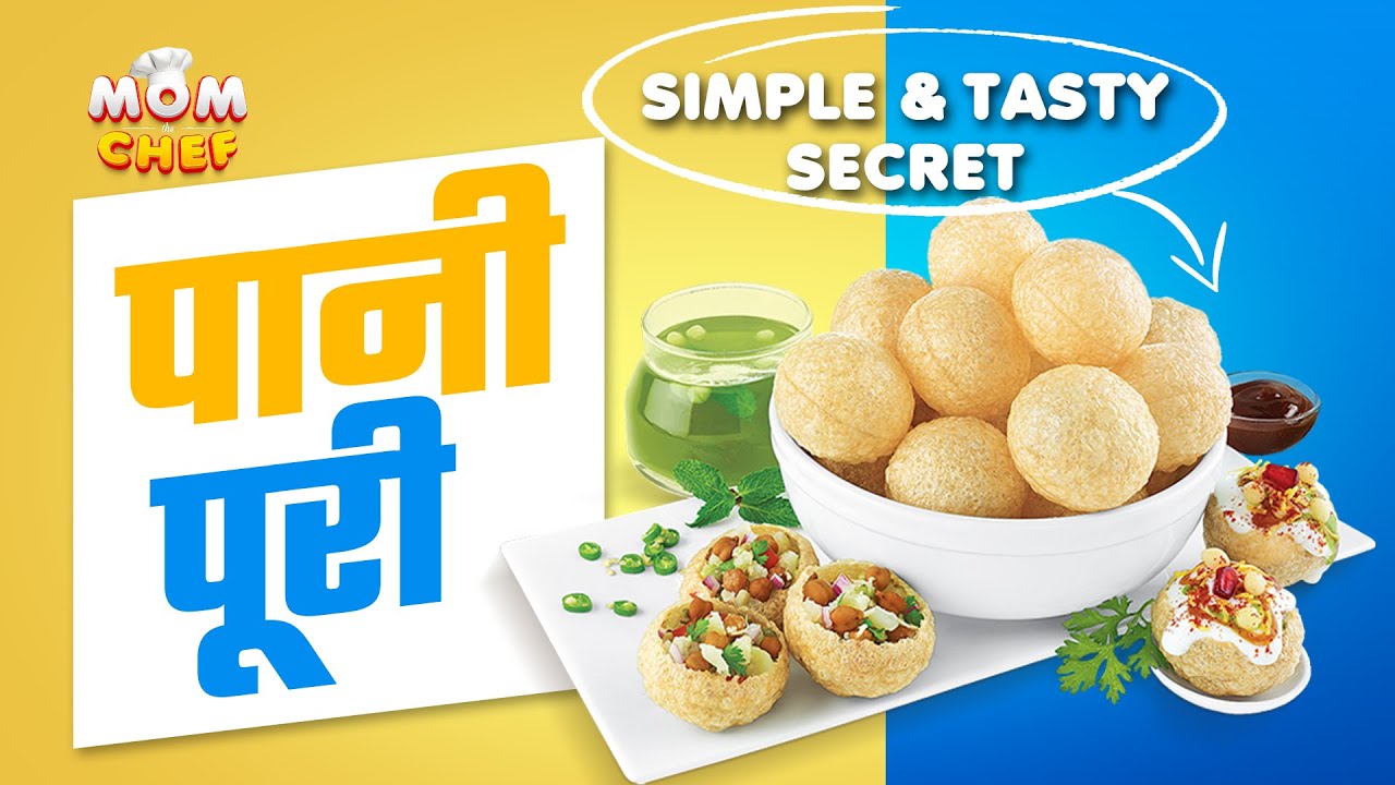 Pani Puri (गोलगप्पे) Healthy & Hygienic Recipe at Home - YouTube