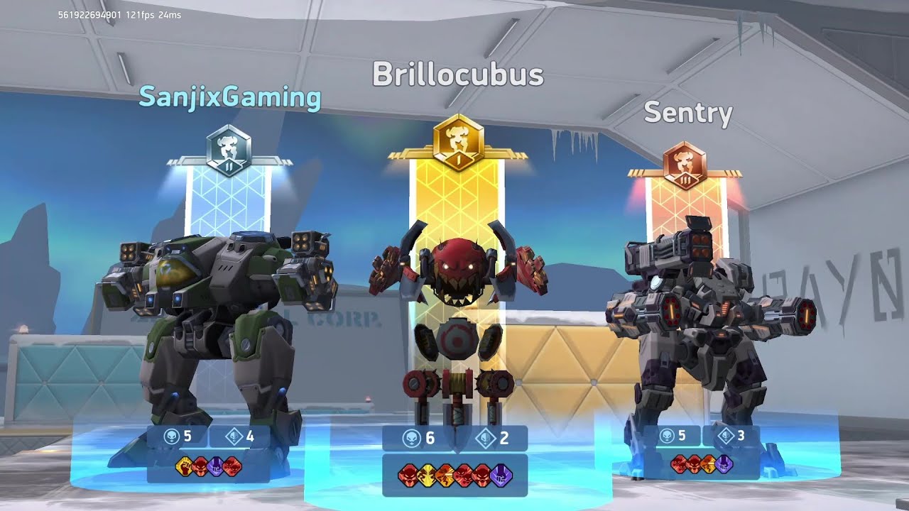 Tough team battles 5v5s and Control Point ~ Mech Arena - YouTube
