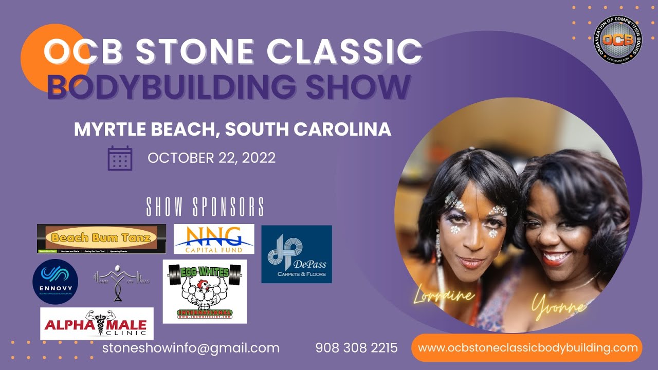 OCB Stone Classic Bodybuilding Show - Come and join us! - YouTube