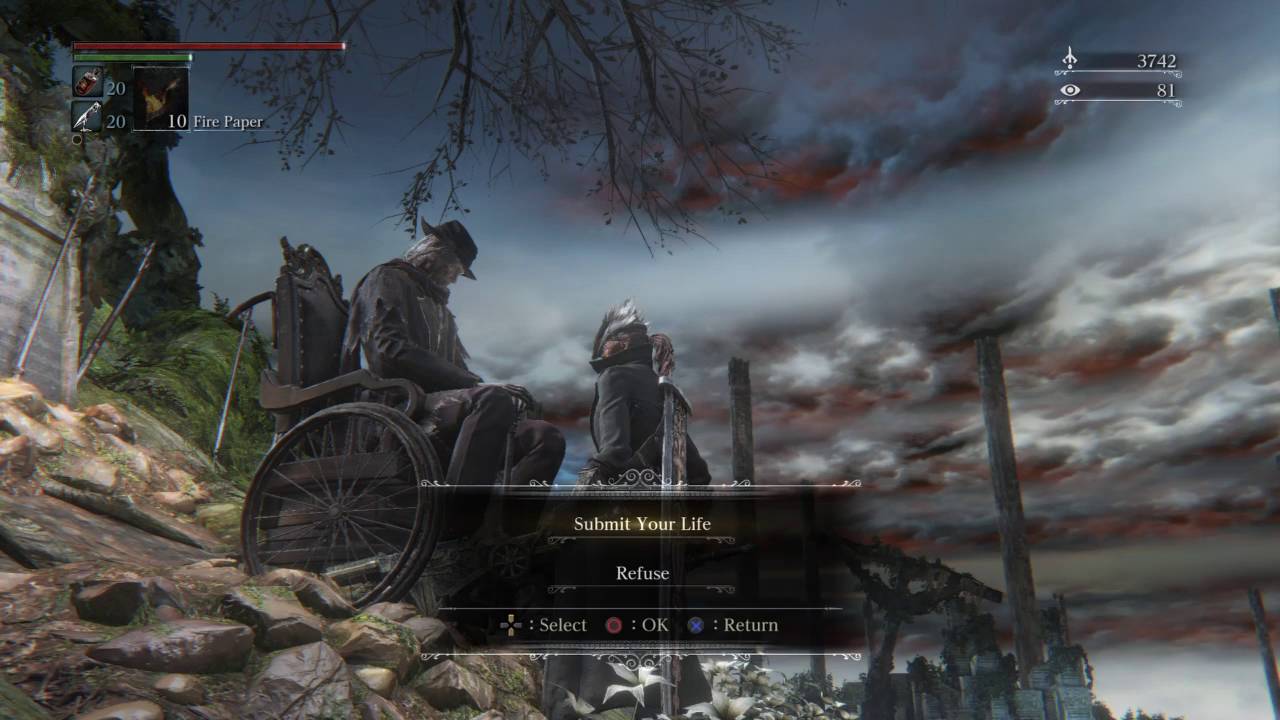 Bloodborne Cutscence: Gerhman the First Hunter Intro - YouTube