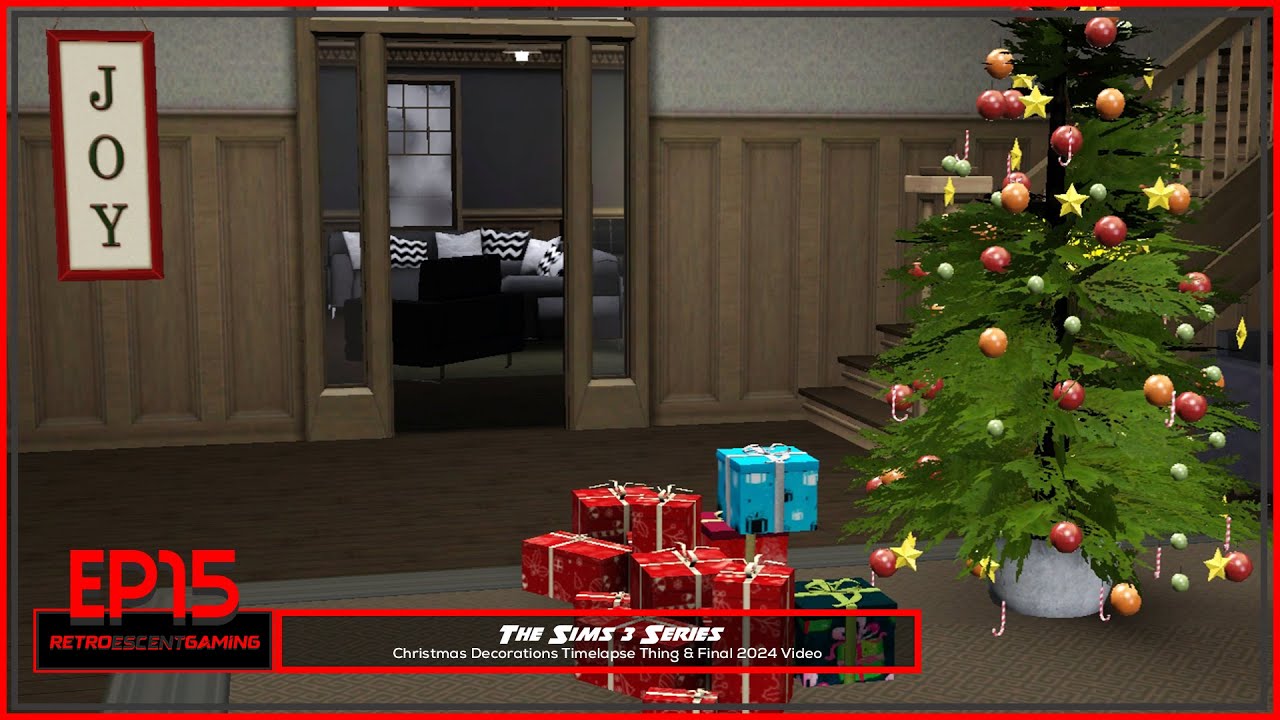 The Sims 3 Series EP15 - Christmas Decorations Timelapse Thing & Final ...