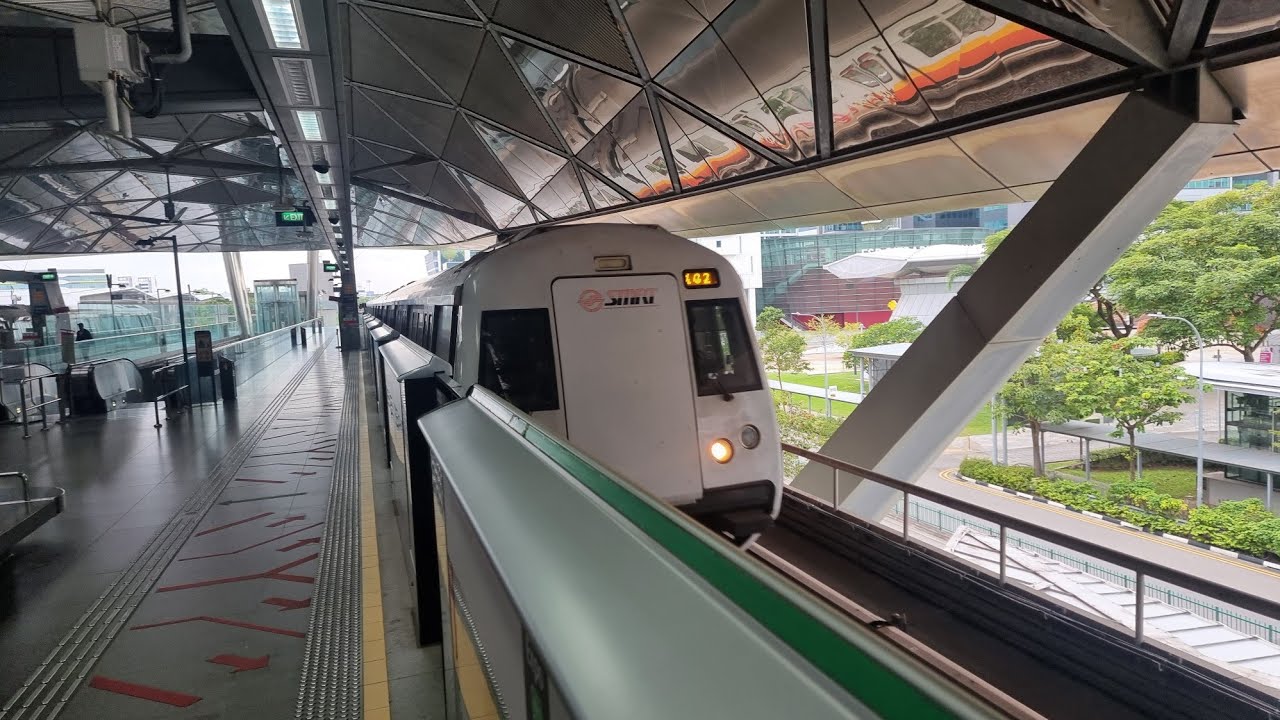 (Replaced by KHI) KSFB CGL again! SMRT C151B 603/604 on the Changi ...