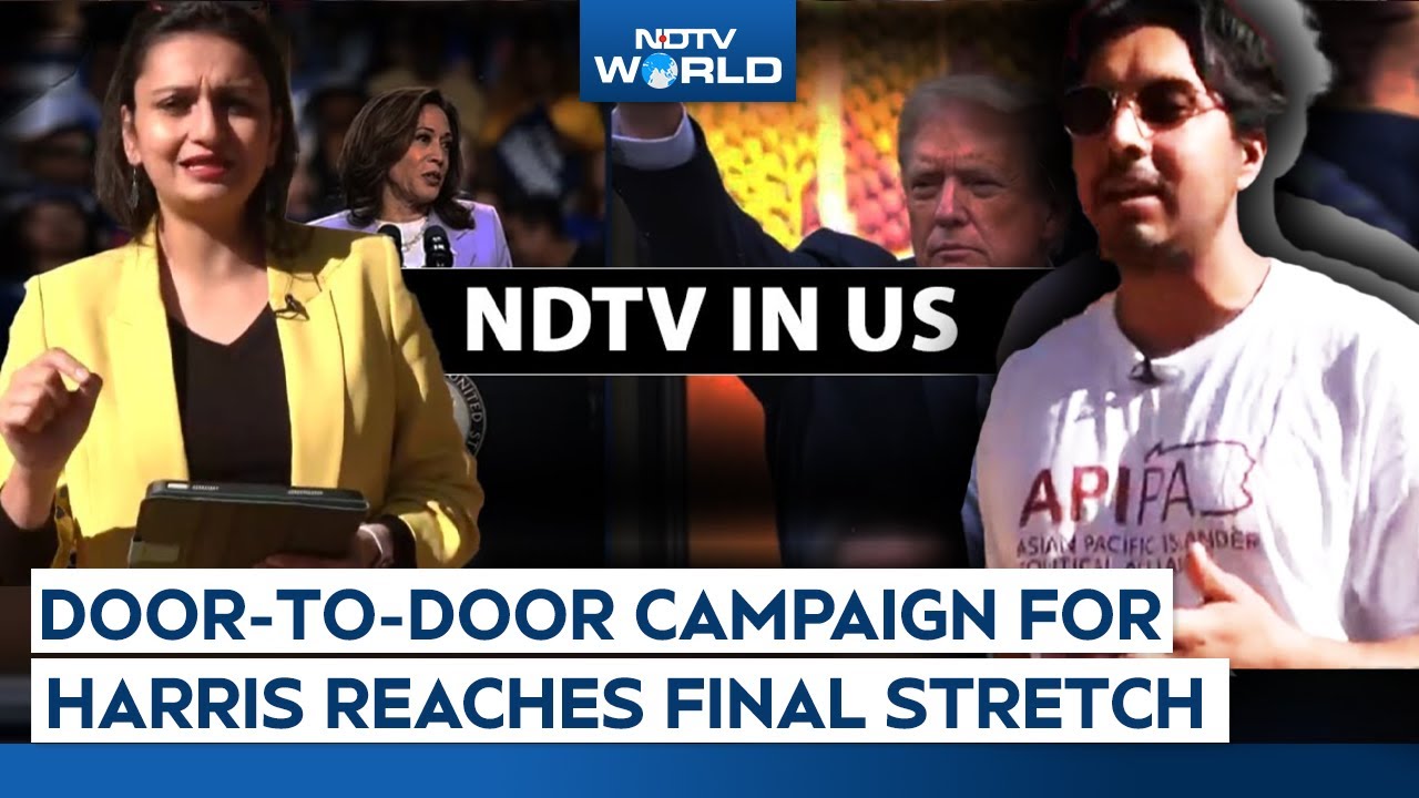 US Elections News Today | Door -To -Door Campaign for Kamala Harris ...