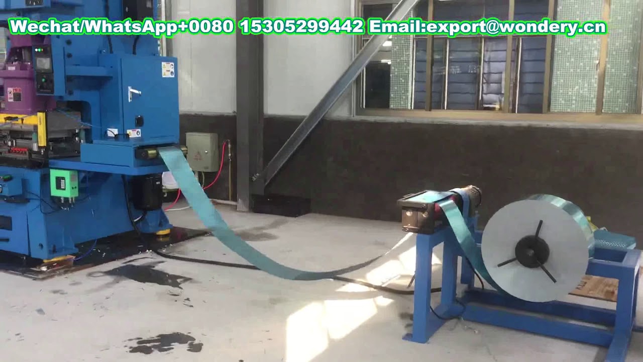 High Speed Fin Press Machine for HVAC production Line - YouTube