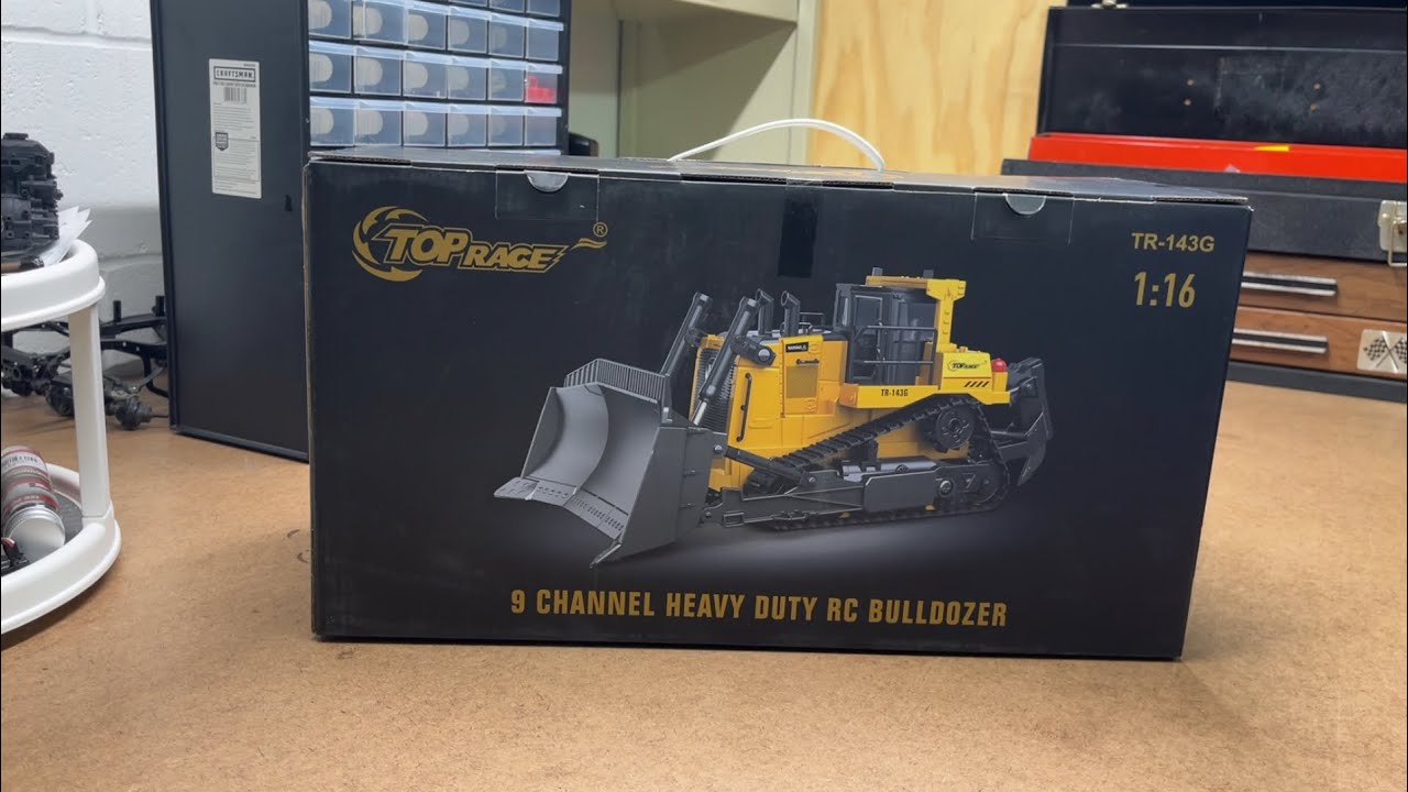 Top Race TR-143G RC Bulldozer - USA Unboxing - YouTube