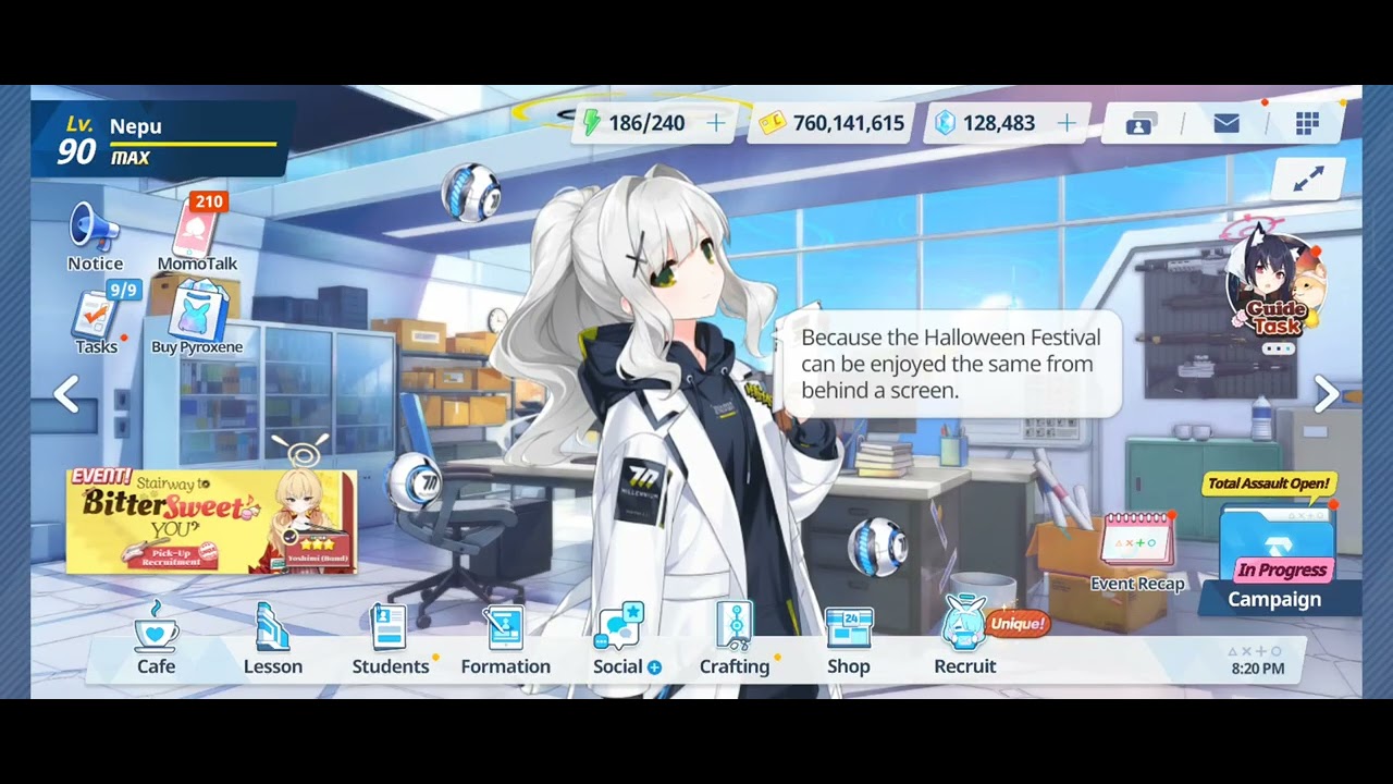 Hare voice line Halloween ( Blue Archive ) - YouTube