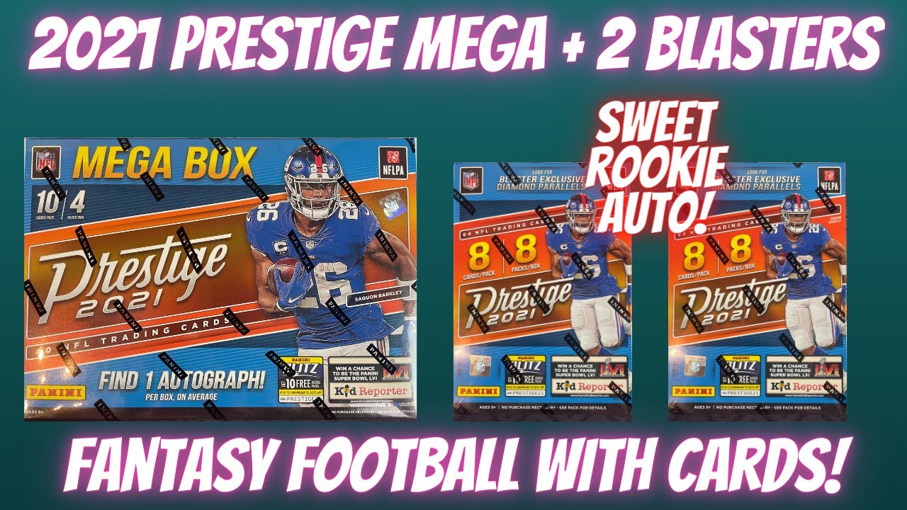 2021 Panini Prestige Football Mega Box + 2 Blasters. Fantasy Football ...