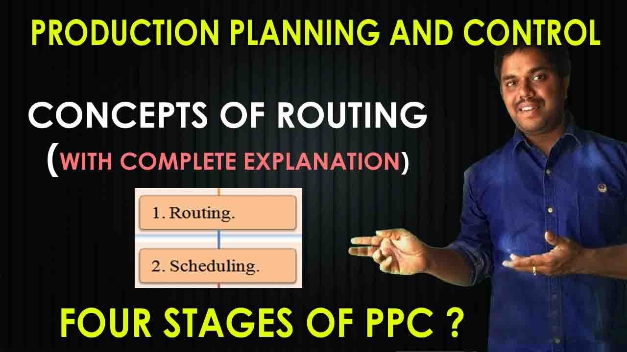 What is Routing | Production Planning and Control | Purushotam Academy ...