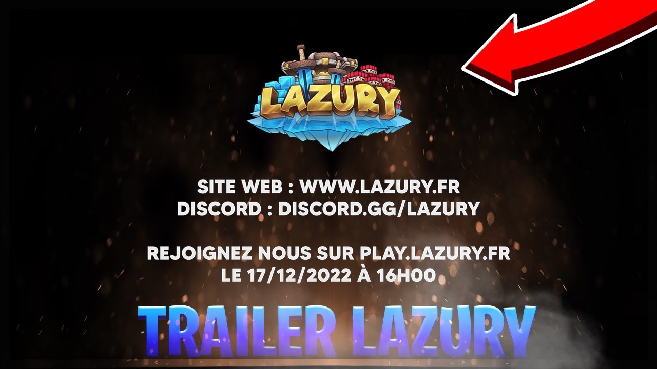 Lazury | Serveur HCF 1.7 à 1.18 | Trailer [OUVERT] - YouTube