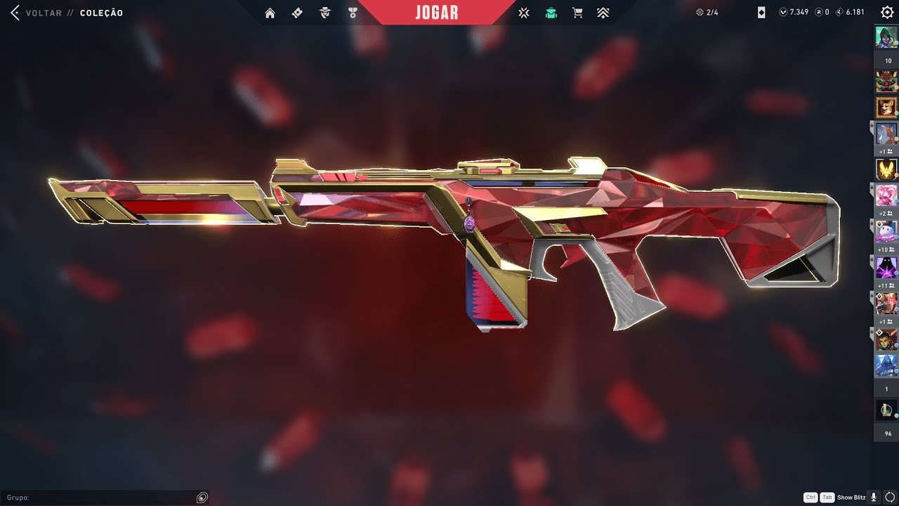 Phantom Champions 2022 em Valorant - Gameplay de Skins de Armas - YouTube