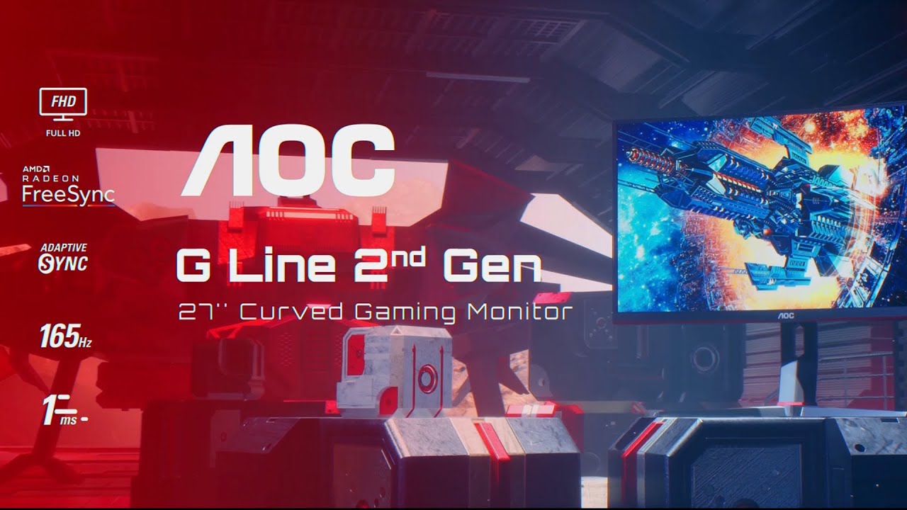 AOC G2 Curved Series Video 165Hz - YouTube