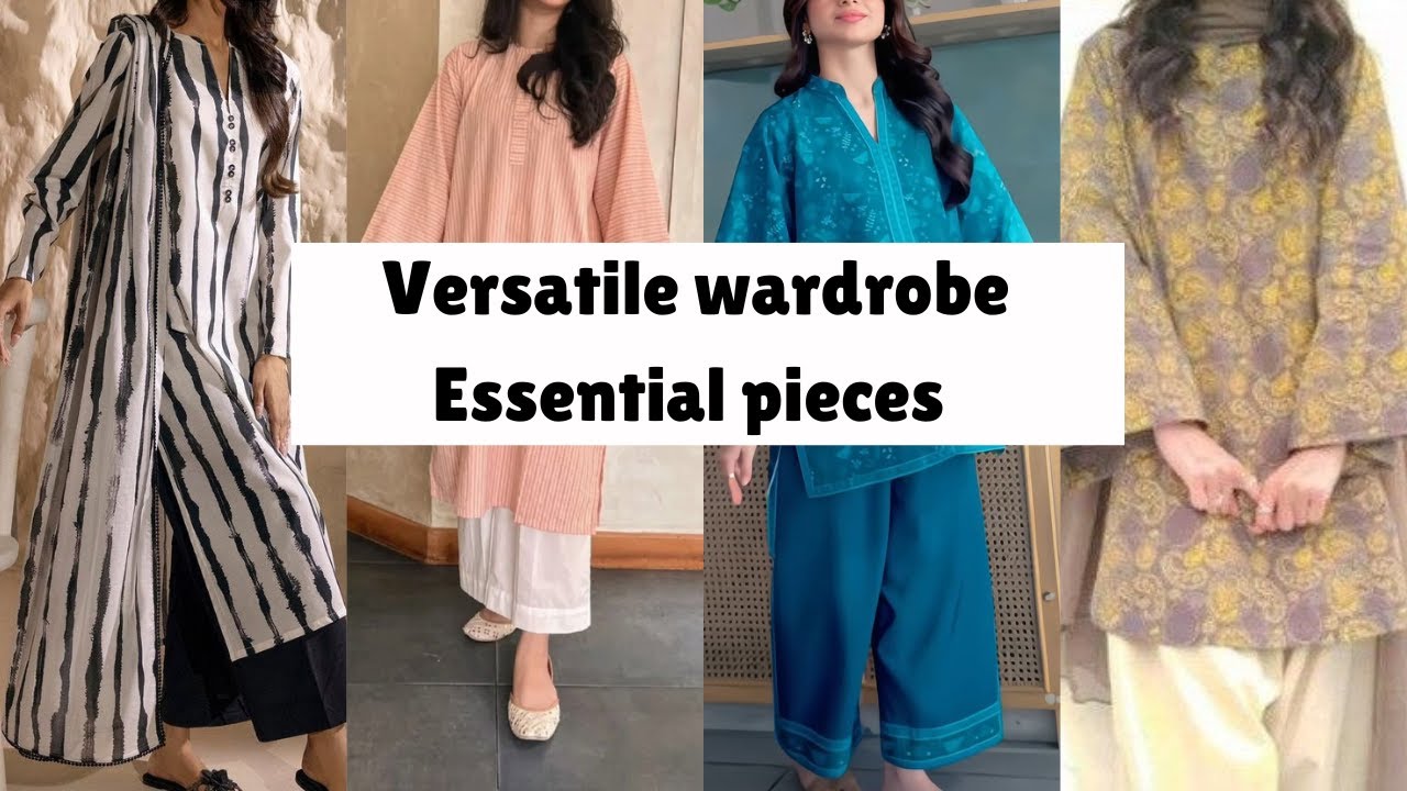 How to make a versatile wardrobe 👈wardrobe essentials - YouTube