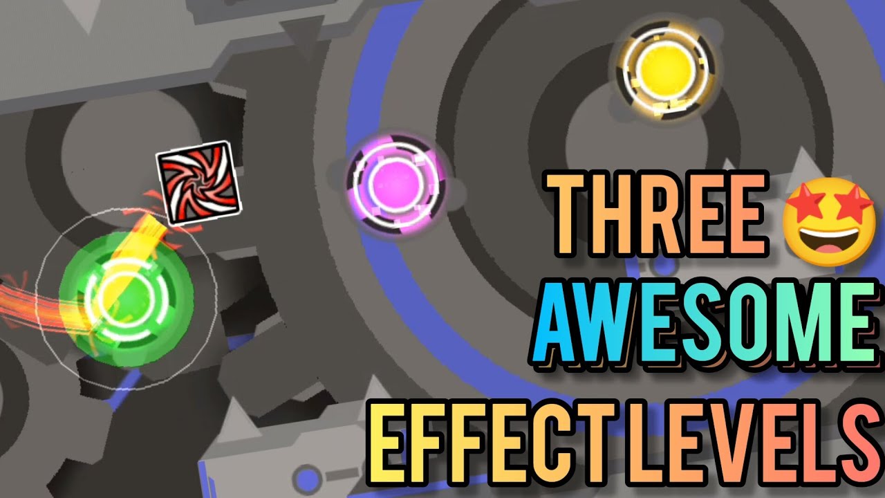 Three AWESOME Effect Levels - Geometry Dash 2.1 - YouTube