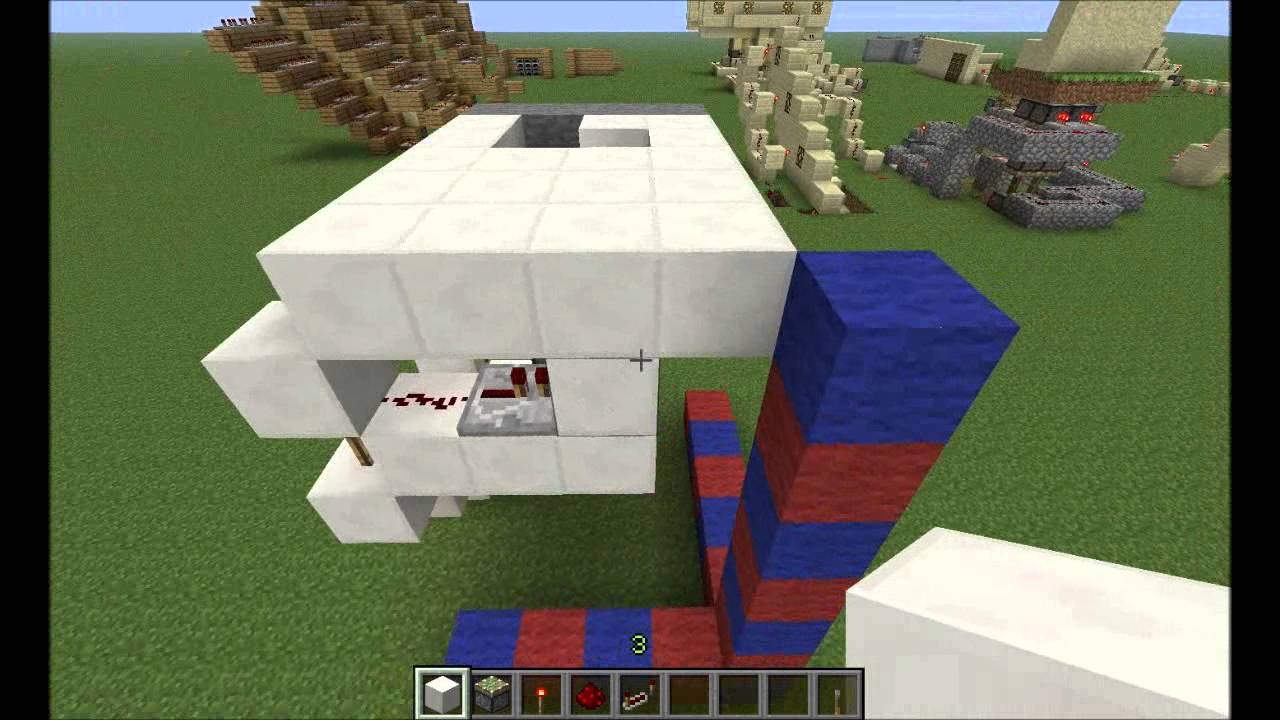 secret base redstone tutorial #22 seamless floor - YouTube