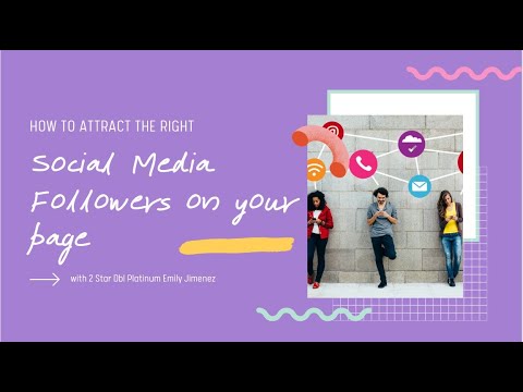 Learn How to Attract the Right Social Media Followers - YouTube