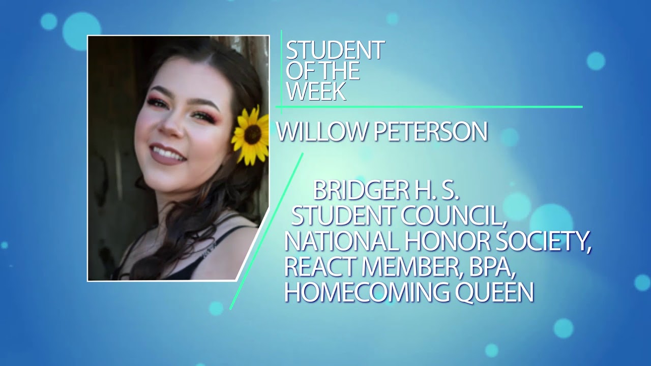 Student of the Week: Russell Zentner & Willow Peterson of Bridger High ...