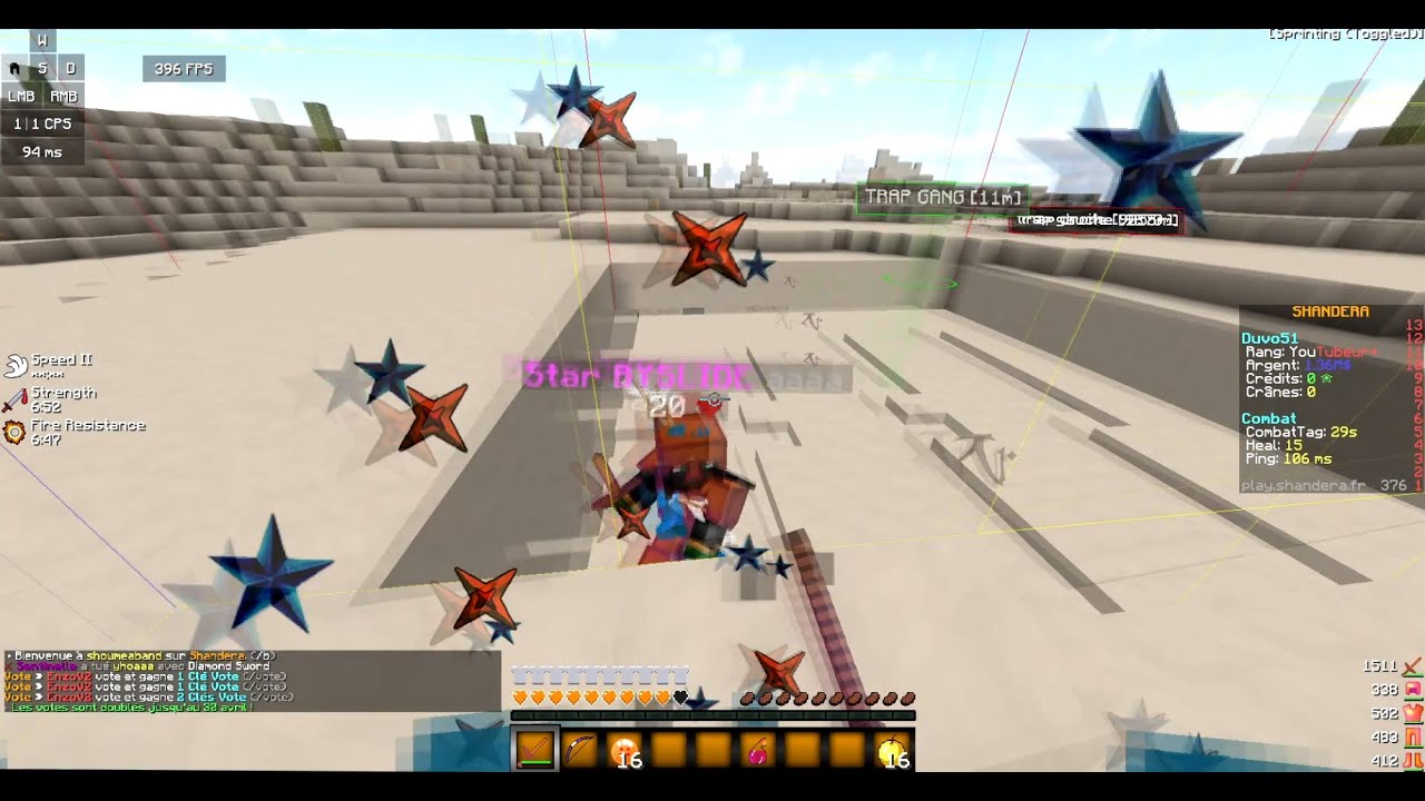 Je sand trap BYSLIDE avec le VOICE CHAT sur SHANDERA - YouTube