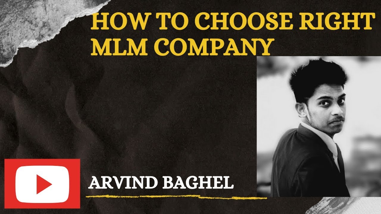 How to choose Right direct selling / mlm / network marketing company ...