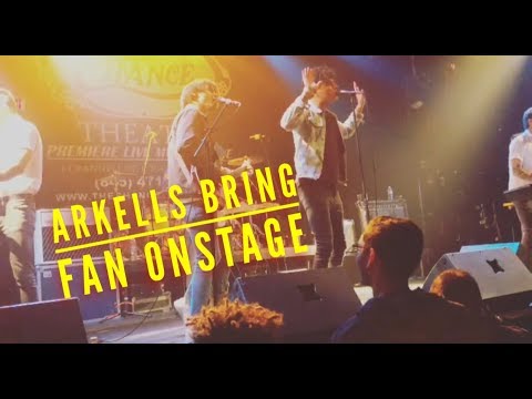 Arkells Bring Fan Onstage to Play Guitar - YouTube