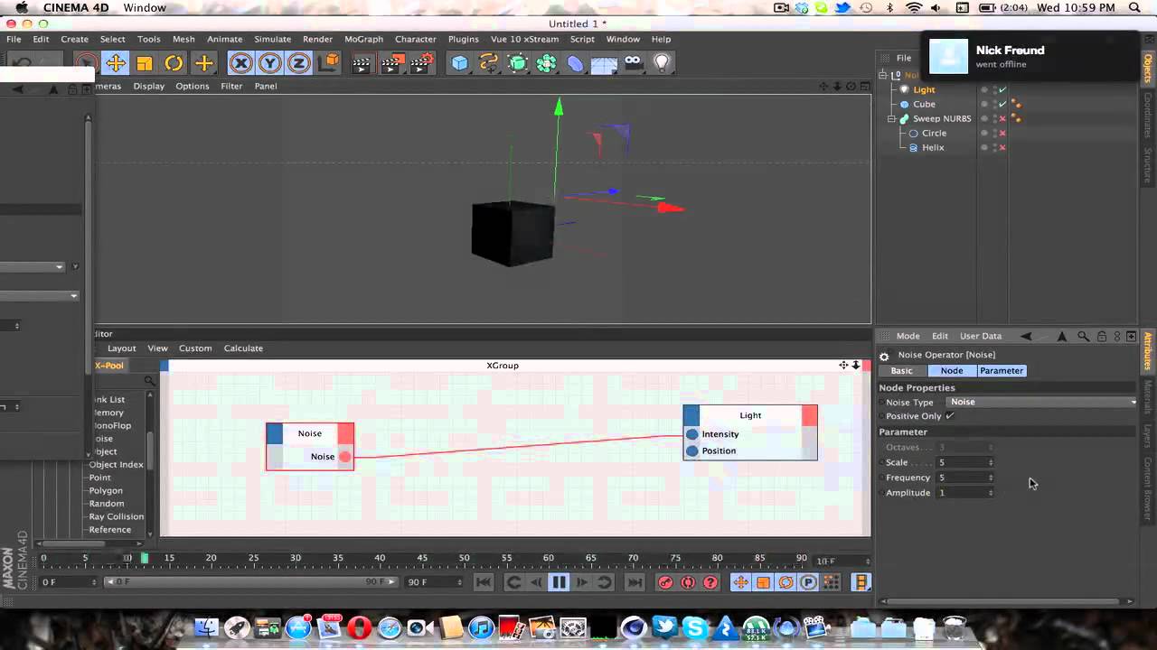 How to Randomize Animation in C4D with the Noise Node - YouTube