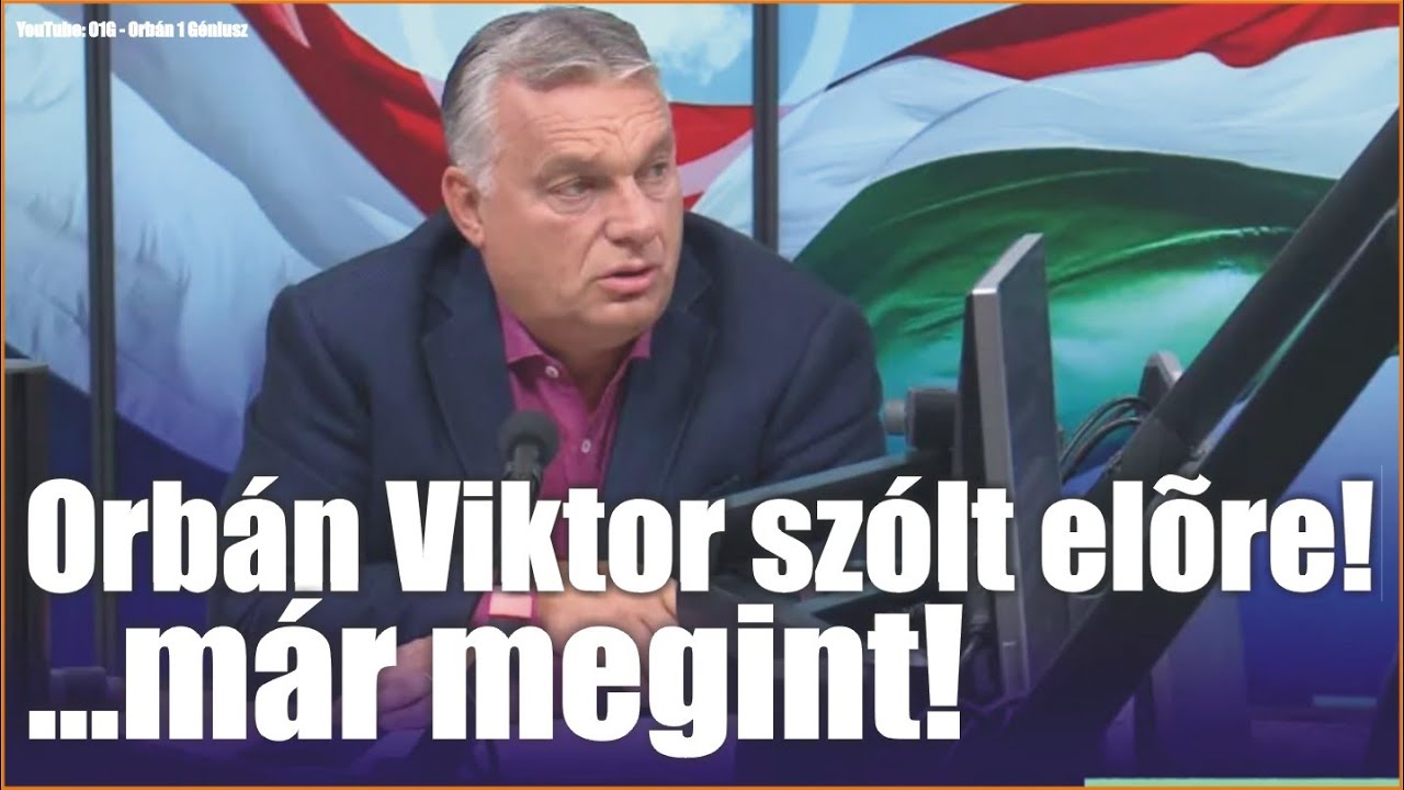 Orbán Viktor ismét elõre szólt - YouTube