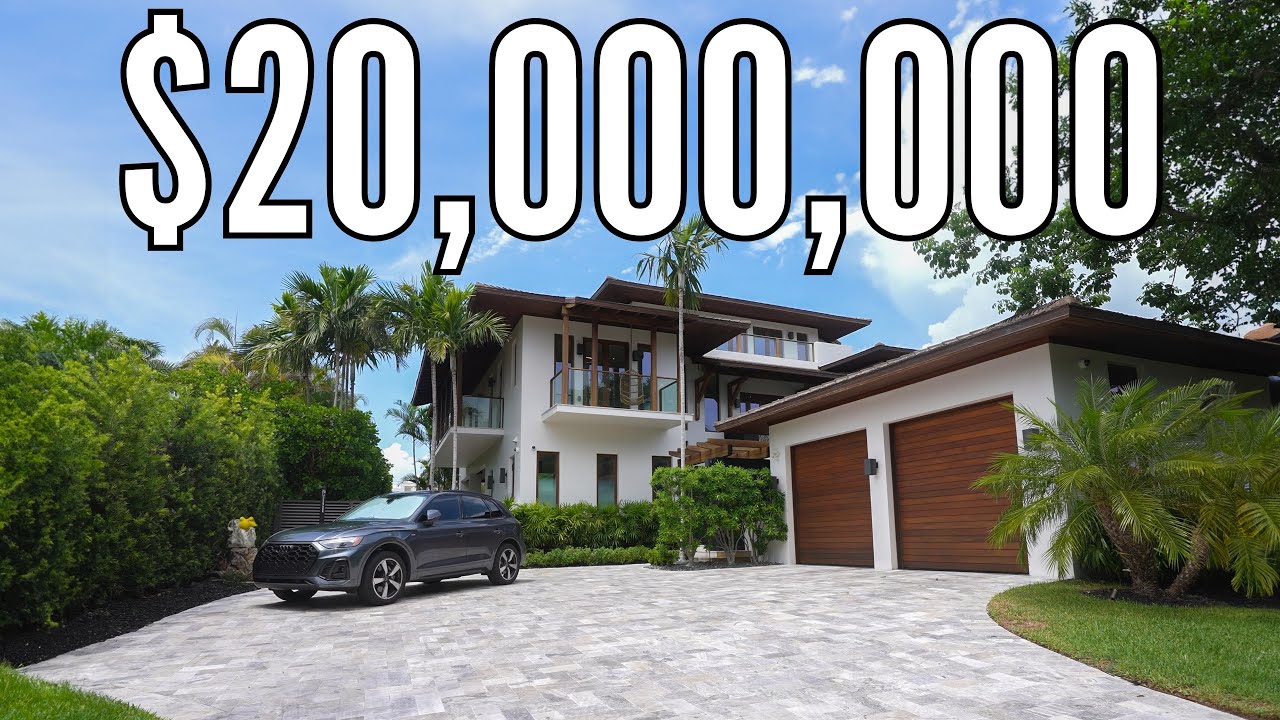 Touring a $20,000,000 Mansion on Miami's Exclusive Island of Key ...