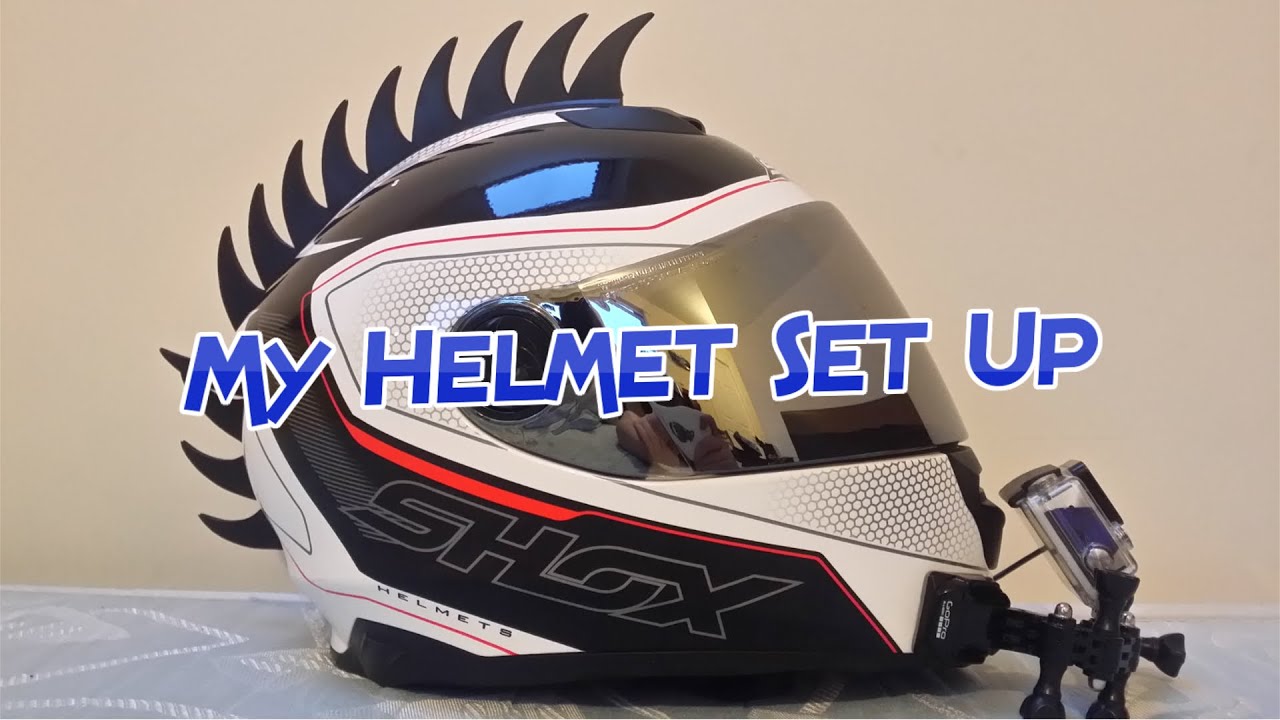 My Helmet Set Up - YouTube