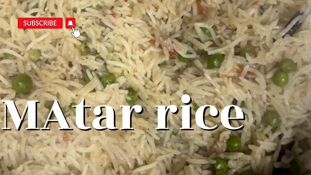 Matar rice recipe| Matar pulao recipe|Cooking with Mazyaaf - YouTube