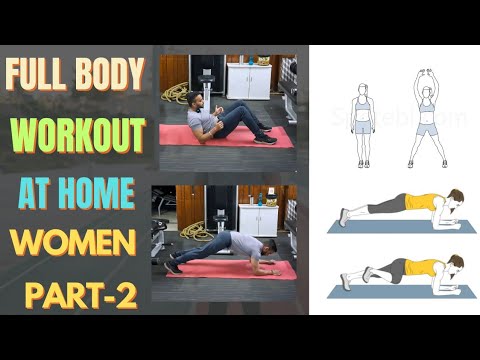 Full body Workout At Home woman Part-2 - YouTube