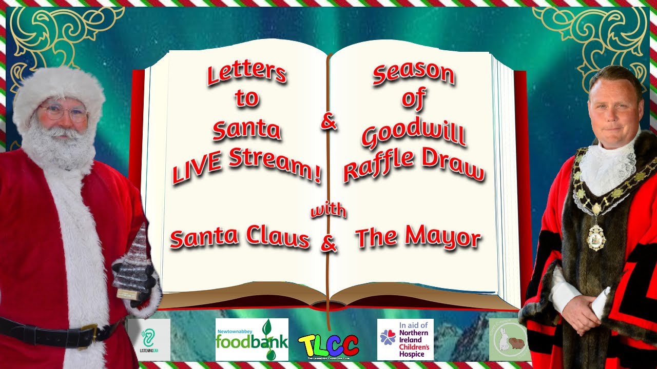 SANTA LETTERS LIVE & SEASON OF GOODWILL RAFFLE DRAW - YouTube