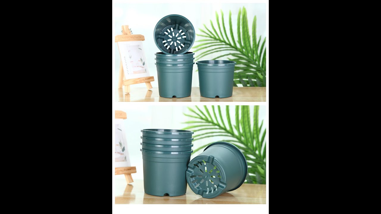 Plastic Flower pot production line - YouTube