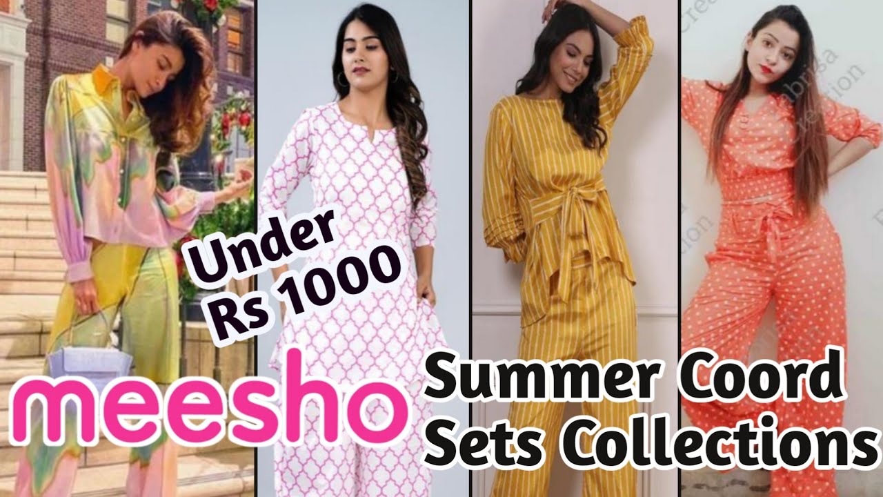 Meesho Summer Coord Sets Collections 2023 | Meesho Coord sets Under Rs ...
