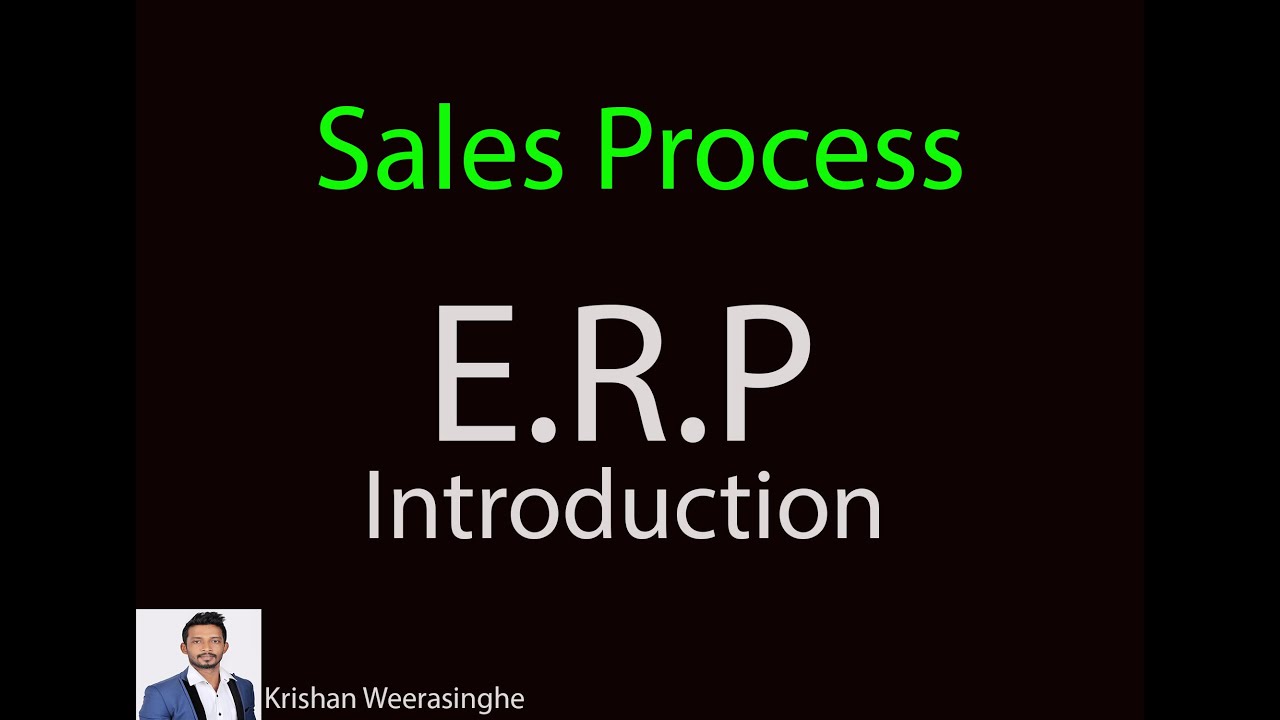 ERP | Basic Sales Process - YouTube