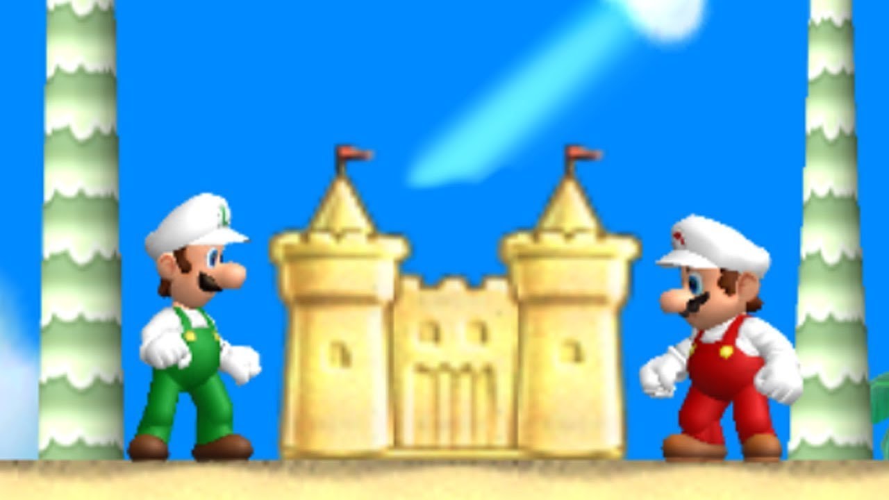 New Super Mario Anniversary - 2 Player Co-Op - Walkthrough 08 (HD ...